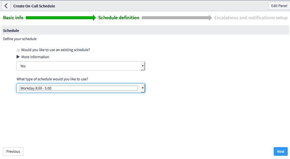 Define basic On-call rota schedule - ServiceNow Community